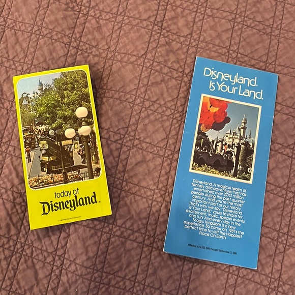 Disney | Other | Vintage Disneyland Brochures | Poshmark